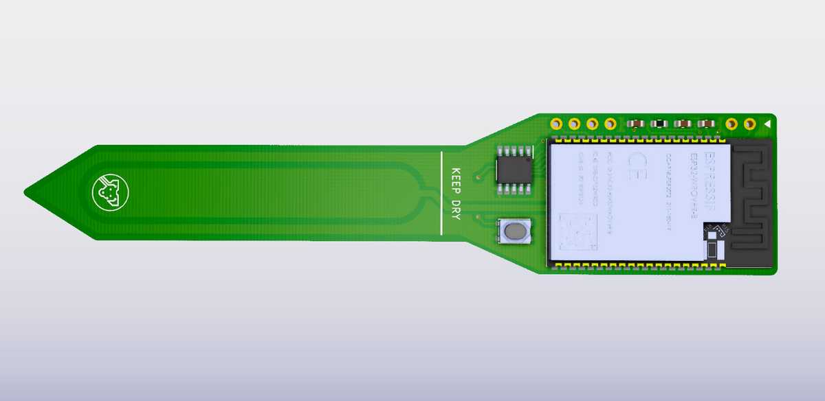 Designing a soil moisture sensor using the ESP32 - Maakbaas